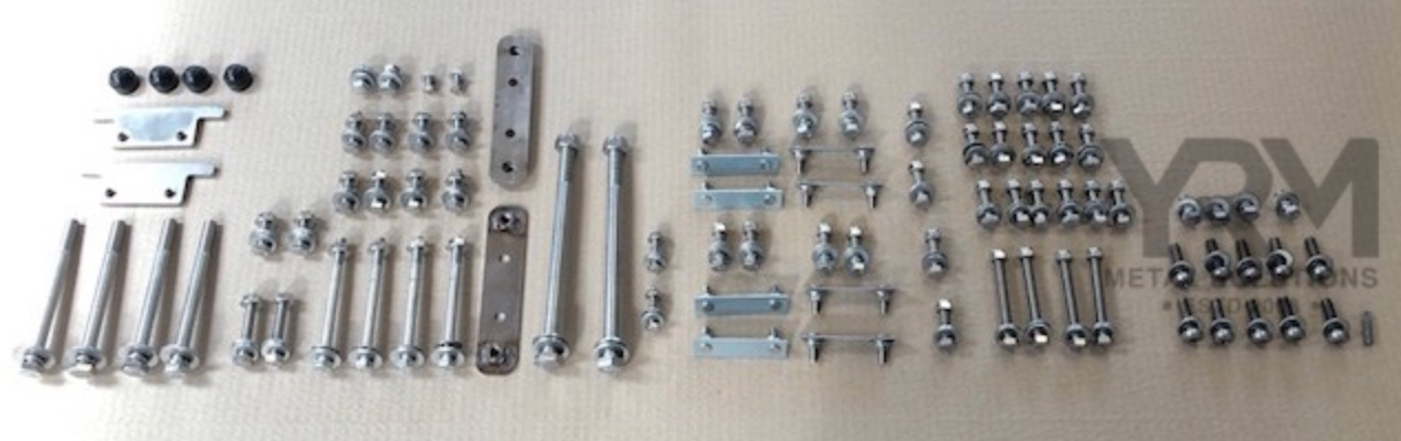 Stainless Steel Body to Chassis Fixing Kit - For Land Rover Defender 1 ...