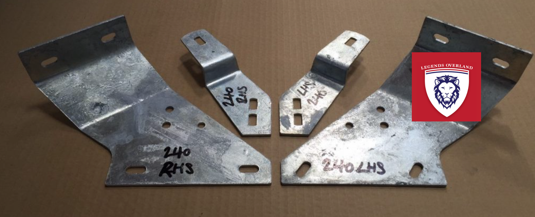 DEFENDER BULKHEAD TO CHASSIS BRACKETS & FIXING KIT – Legends Global Parts