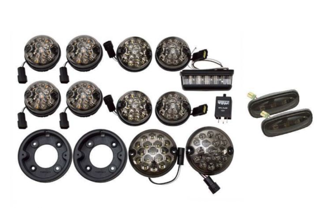 FULL VEHICLE SMOKED LED DEFENDER LIGHT KIT – Legends Global Parts