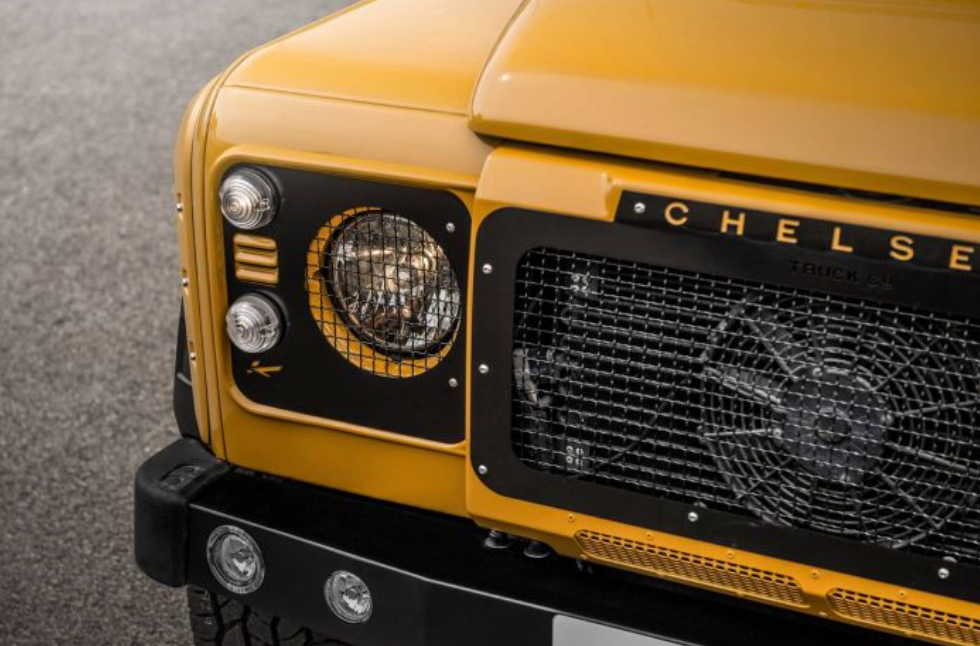 LAND ROVER DEFENDER MILITARY FRONT GRILLE WITH MESH - STAINLESS STEEL ...
